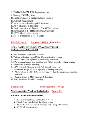 Telecom courses | PDF