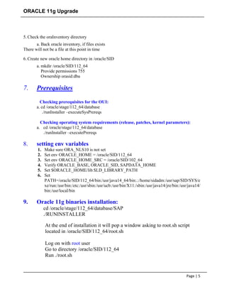 Oracle-11g-upgrade | PDF