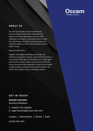 Occam E-brochure single | PDF