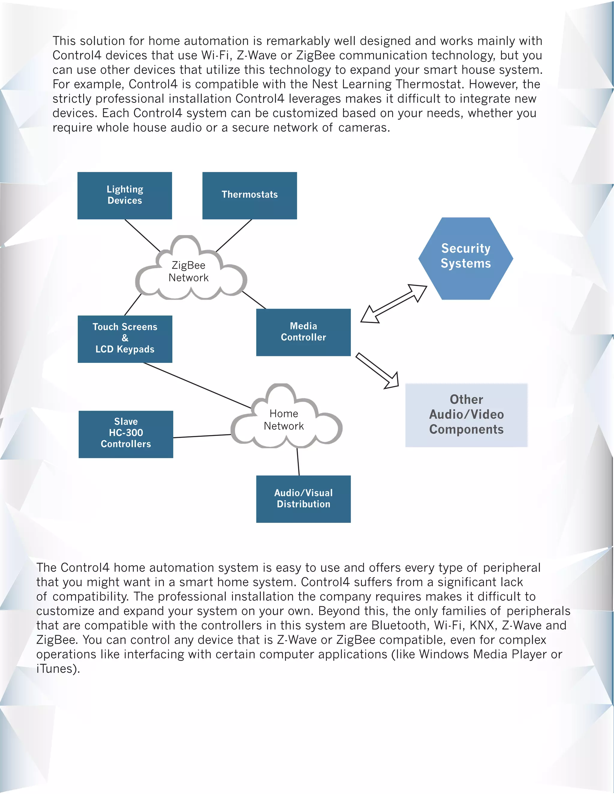Control4 Handout | PDF