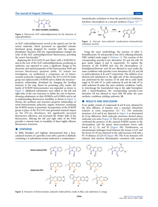 The Synthesis and Characterization of Highly Fluorescent Polycyclic ...