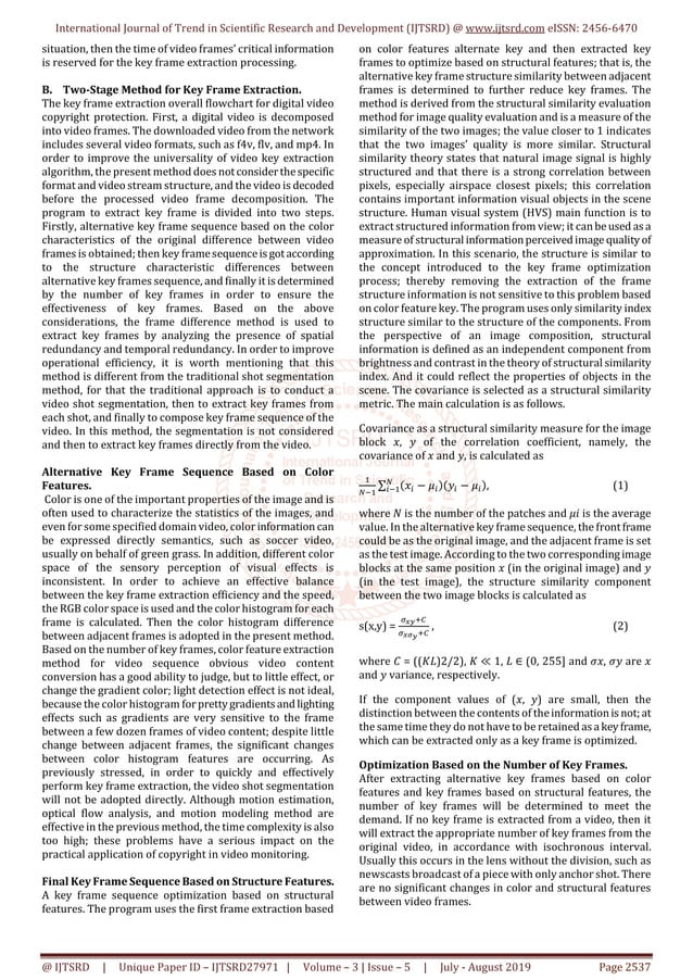 Key Frame Extraction in Video Stream using Two Stage Method with Colour ...