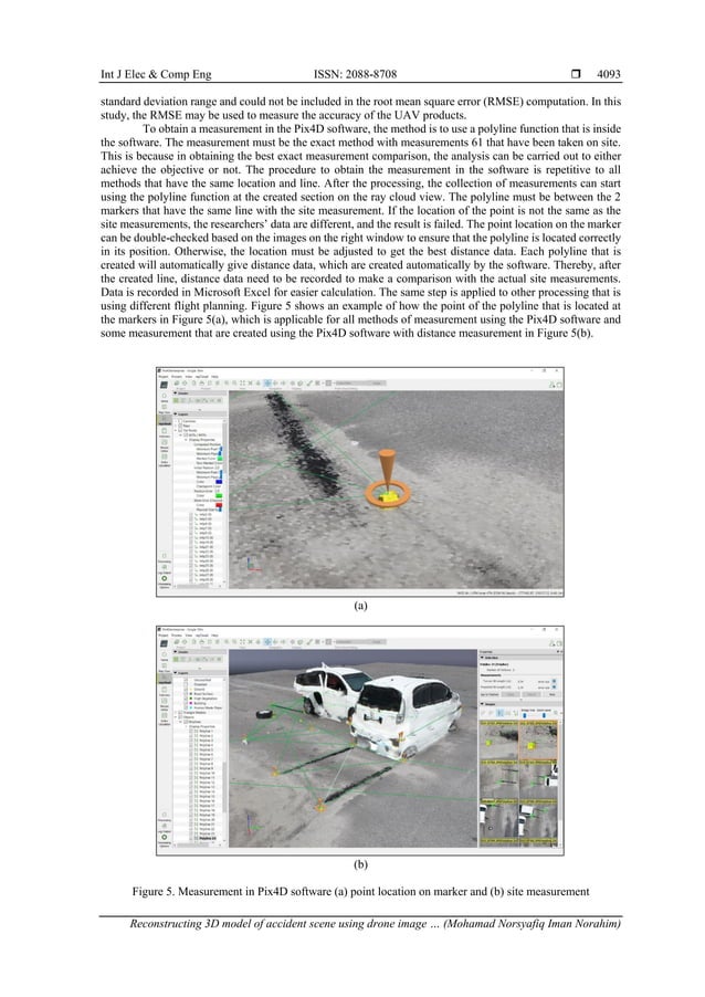 Reconstructing 3D model of accident scene using drone image processing | PDF