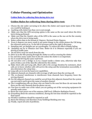 49302852 2g-drive-test | PDF