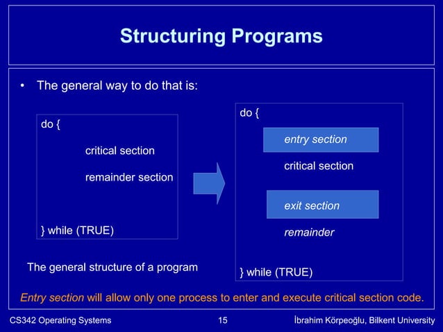 Process Synchronization for operating Systems | PPT