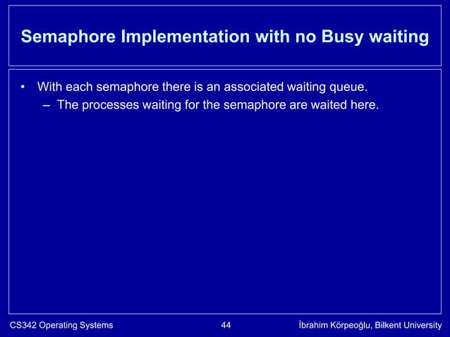 Process Synchronization for operating Systems | PPT
