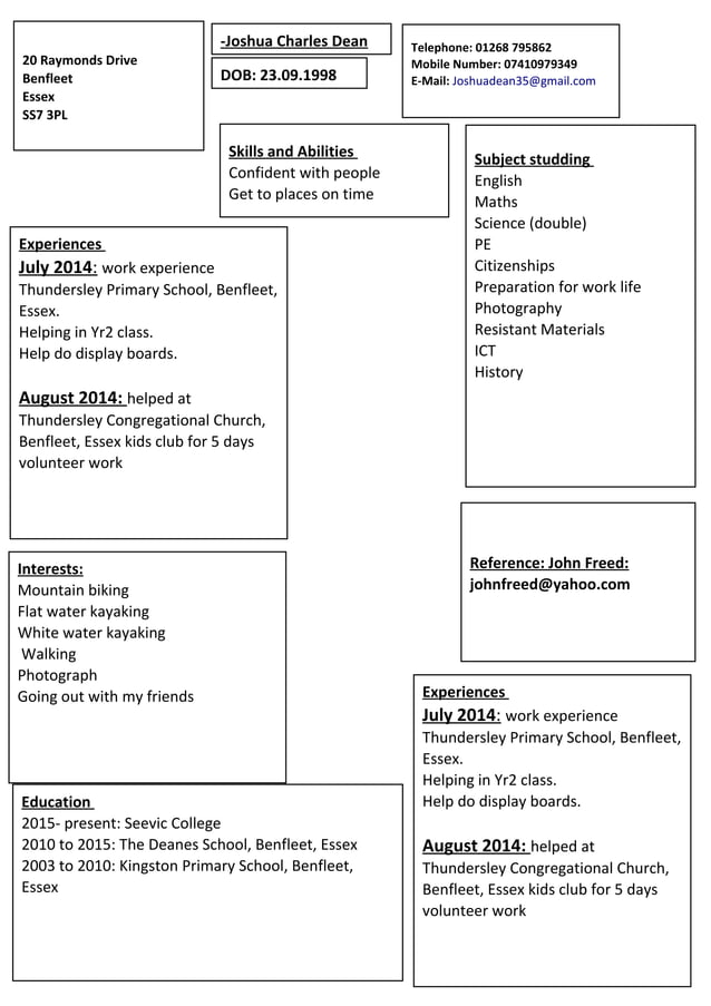 new cv | ODT | Education