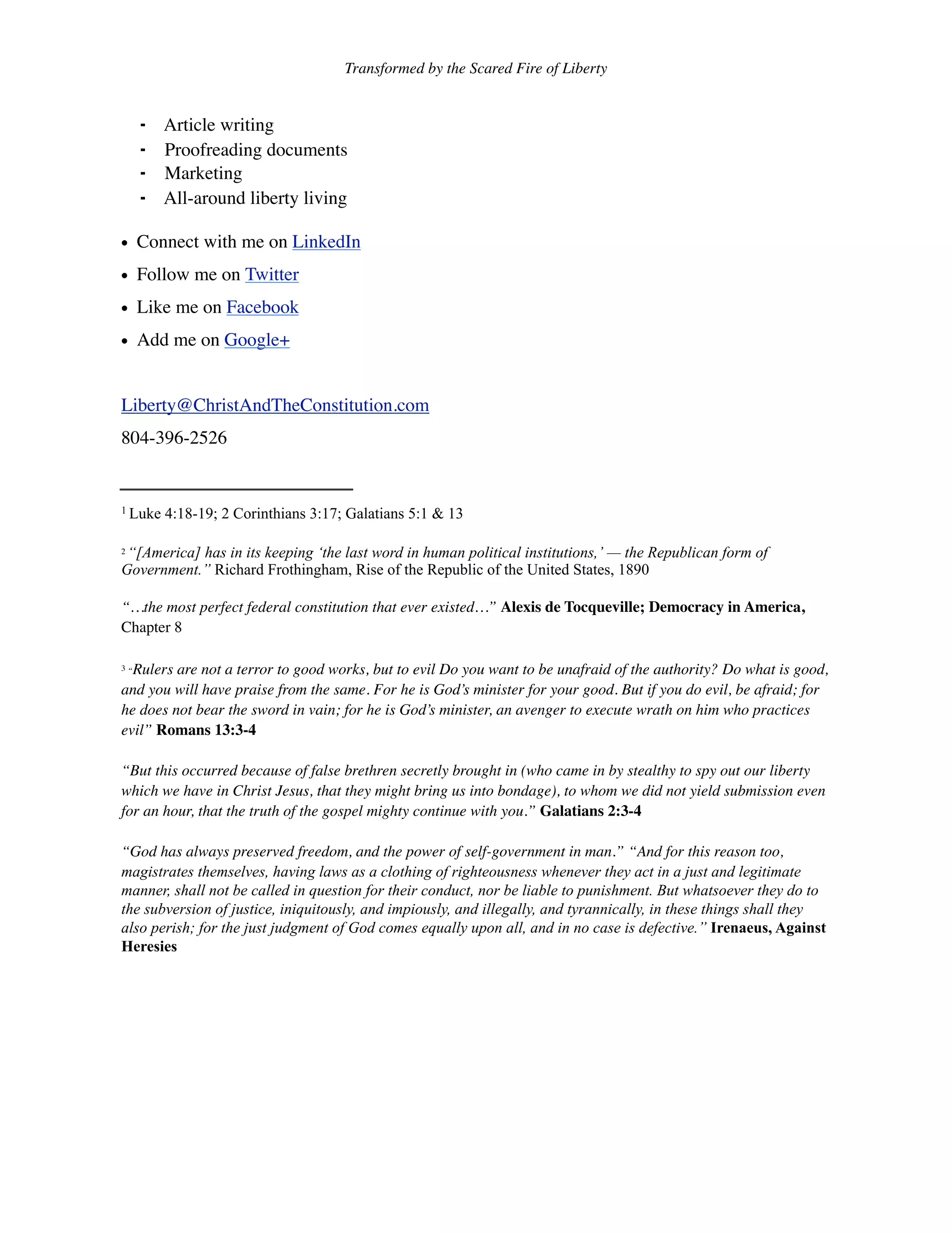 Declaration of Life Purpose & Proposal | PDF