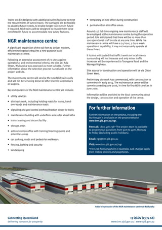 NGRprojectfactsheetJan2014 | PDF | Rail Travel | Travel Type