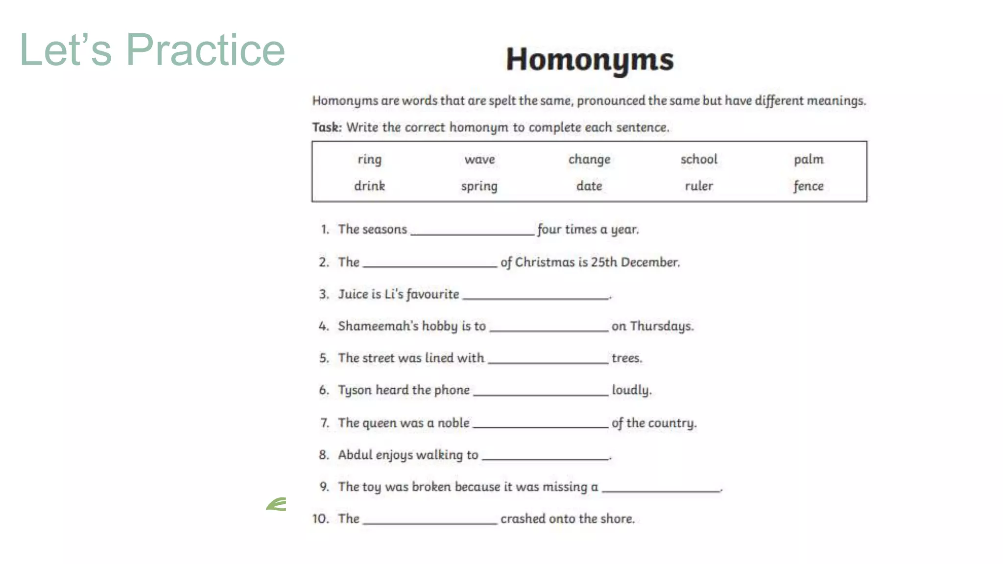 homophone homonym homograph | PPTX