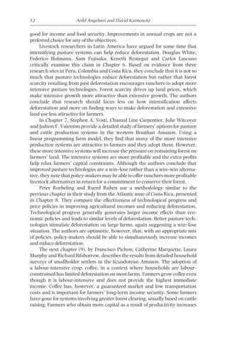 Agricultural Technologies and Tropical Deforestation First Edition A ...