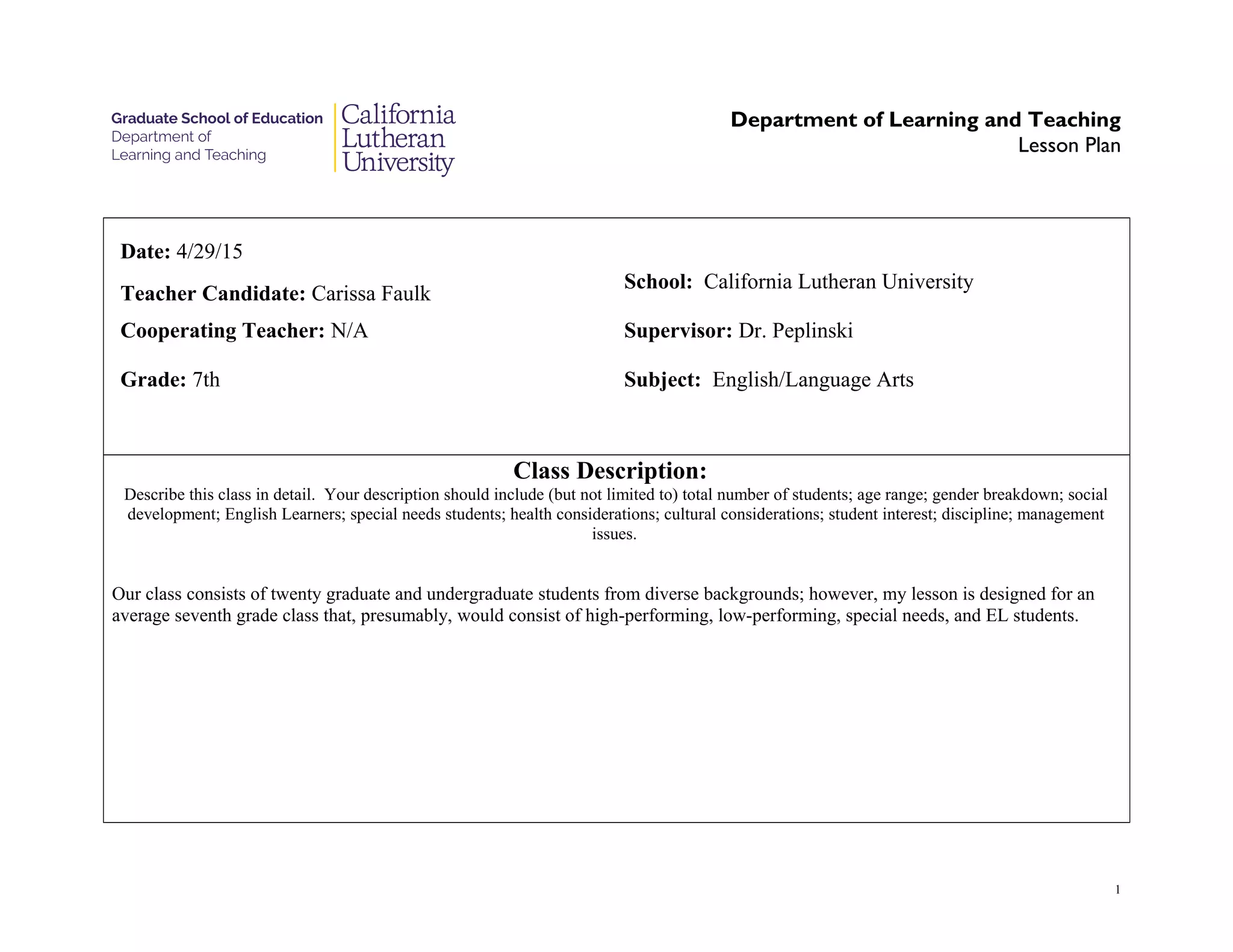 Coordinate Adjectives Lesson Plan updated | PPT