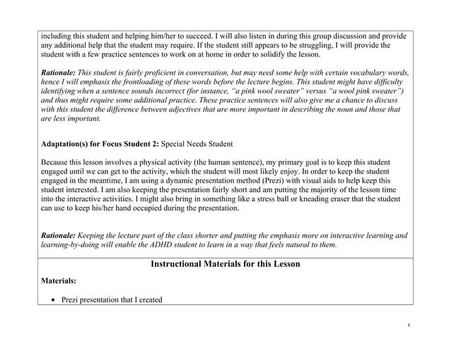 Coordinate Adjectives Lesson Plan updated | PPT