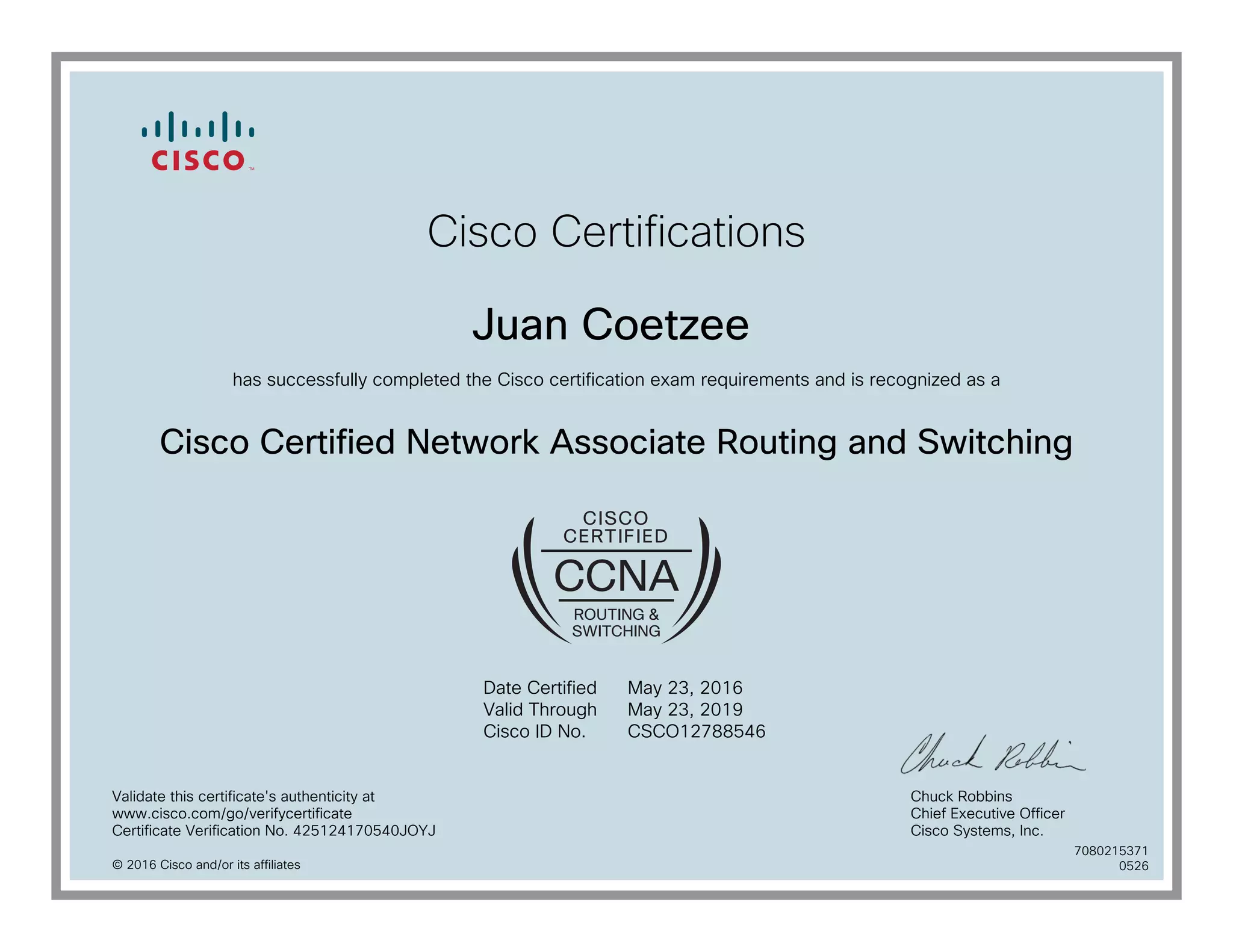 CCNA certificate | PPT