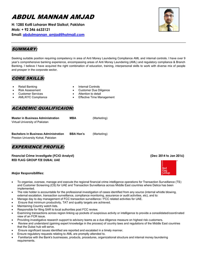 CV A. Mannan 2016 | PDF