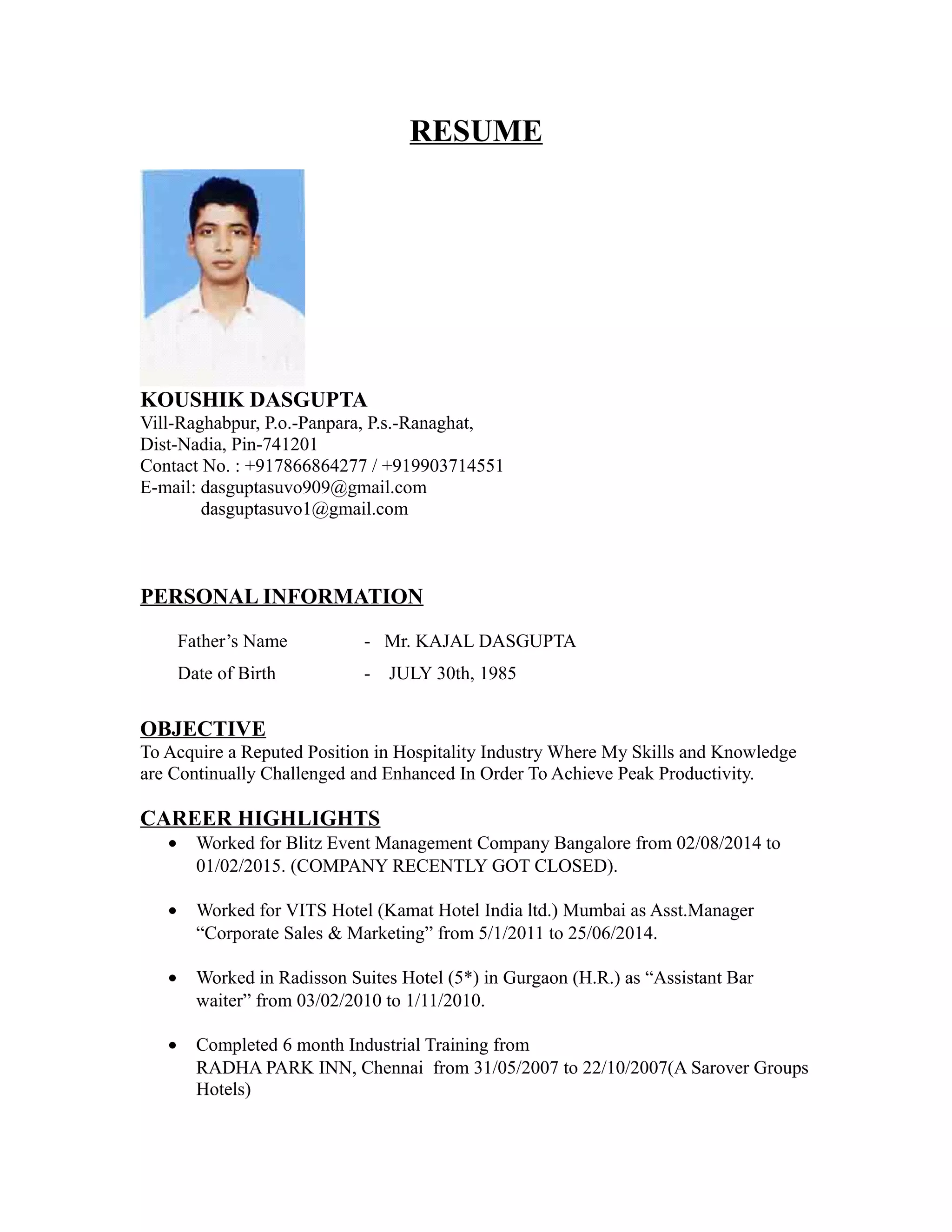 koushik Resume | RTF