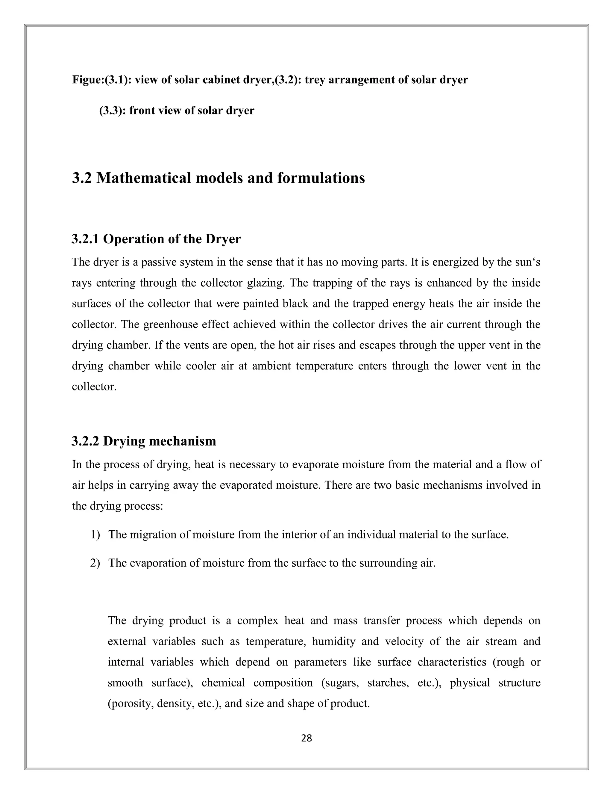 PROJECT REPORT ON SOLAR DRYER | PDF