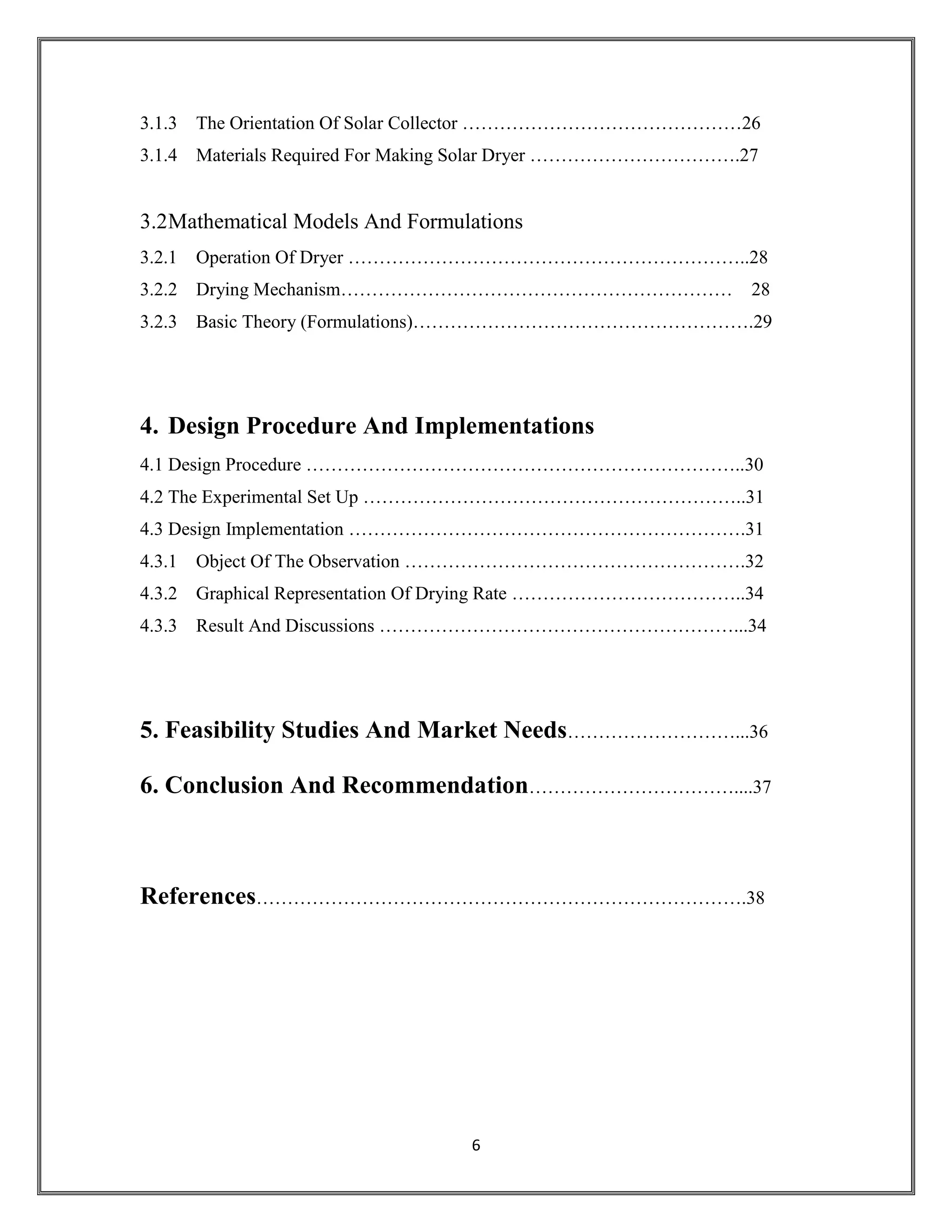 PROJECT REPORT ON SOLAR DRYER | PDF