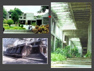 Architect balakrishna v Doshi history nd buildings | PPT