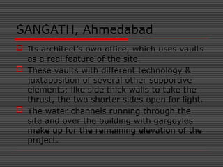 Architect balakrishna v Doshi history nd buildings | PPT