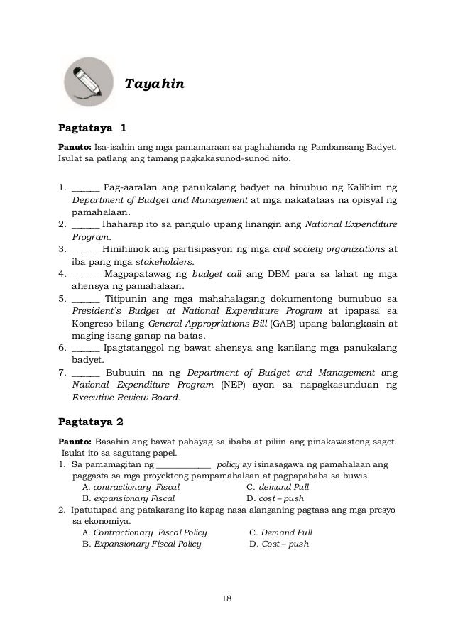 494838882-Ap9-q3-Module-4-Layunin-at-Pamamaraan-Ng-Patakarang-Piskal ...