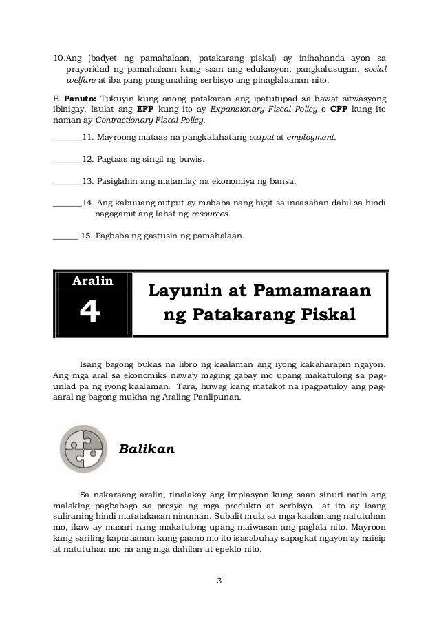 494838882-Ap9-q3-Module-4-Layunin-at-Pamamaraan-Ng-Patakarang-Piskal-Doc.pdf