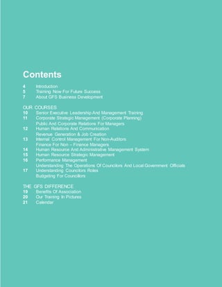 GFS Training Booklet | PDF