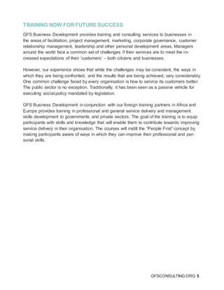 GFS Training Booklet | PDF