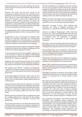 The Influence of Incentive and Motivation on Employee Productivity in ...