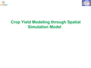 Crop Yield Modeling using SAR data and RS.ppt