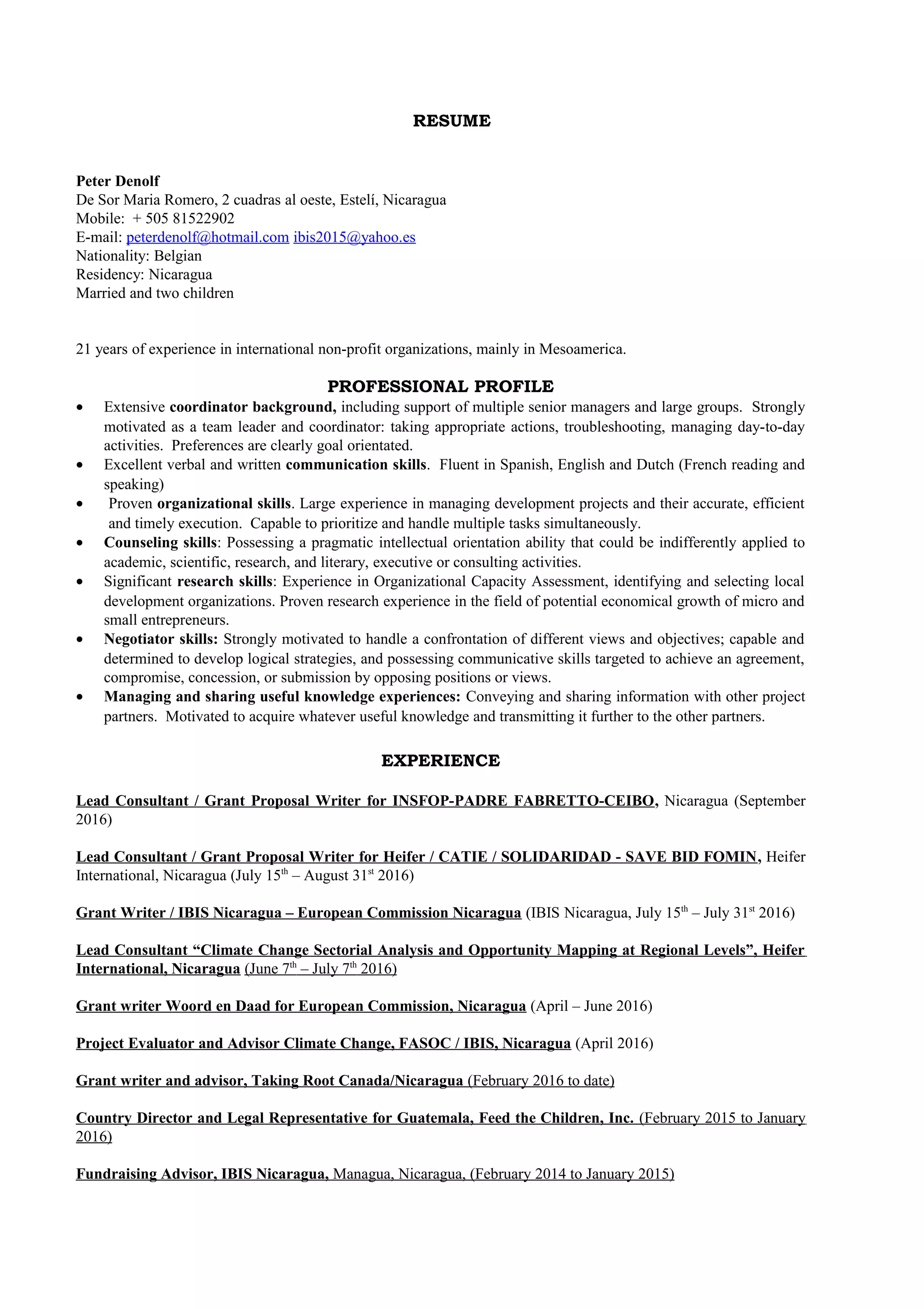 CV Peter Denolfnov2016 | DOC