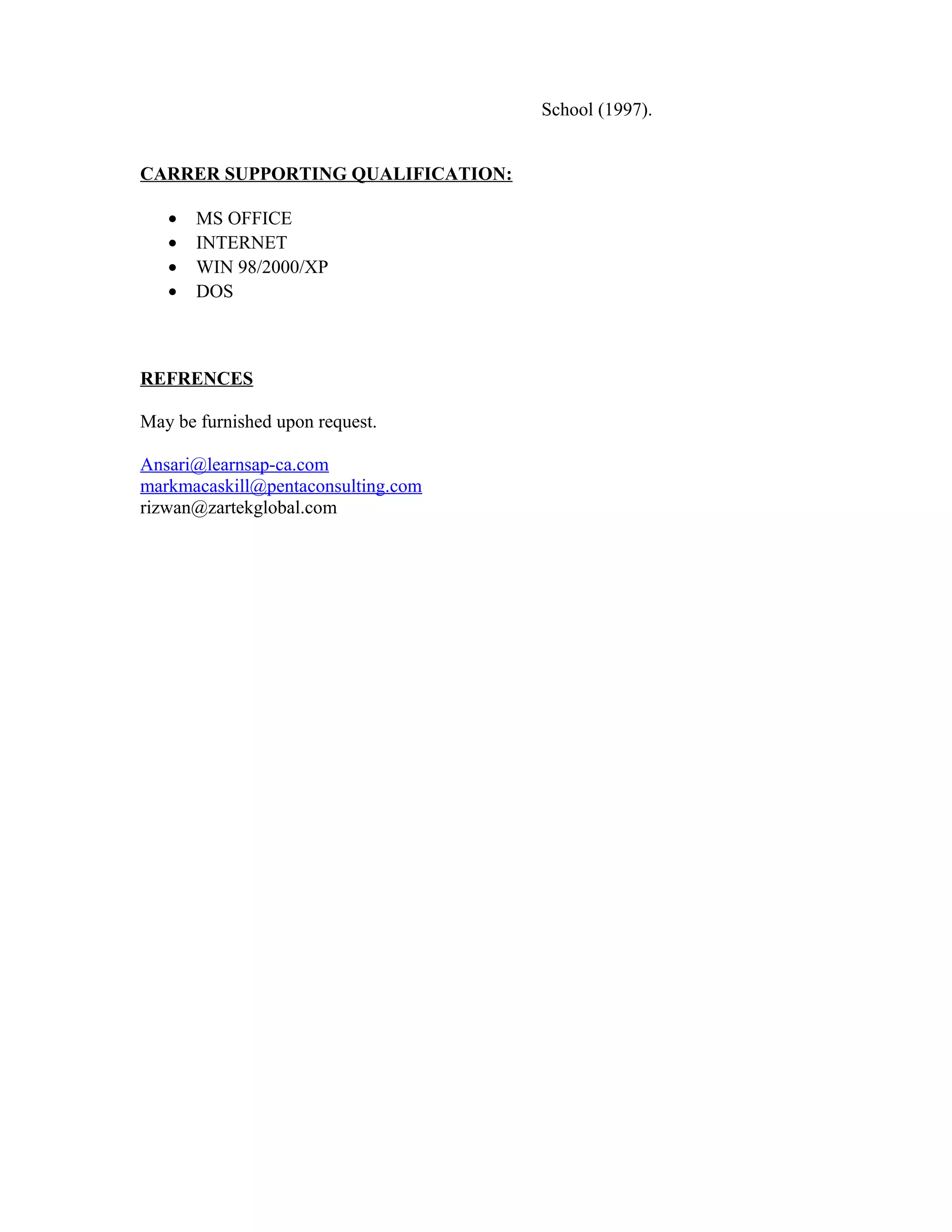 Adeel CV | DOC