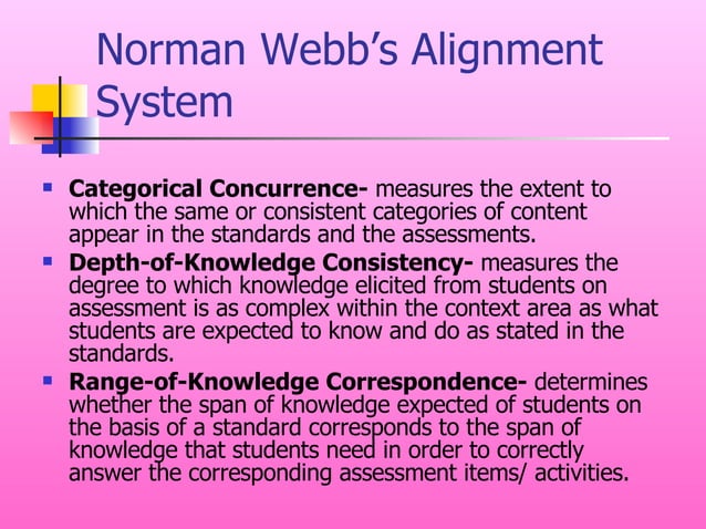 Overview Of Standards Based Curriculum Alignment | PPT