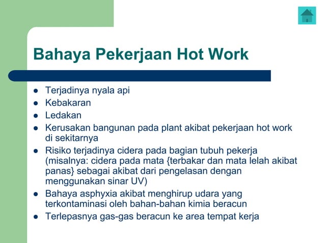 standar operational prosedur pekerjaan panas | PPT