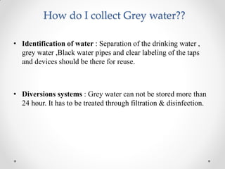 Grey Water Recycling | PDF