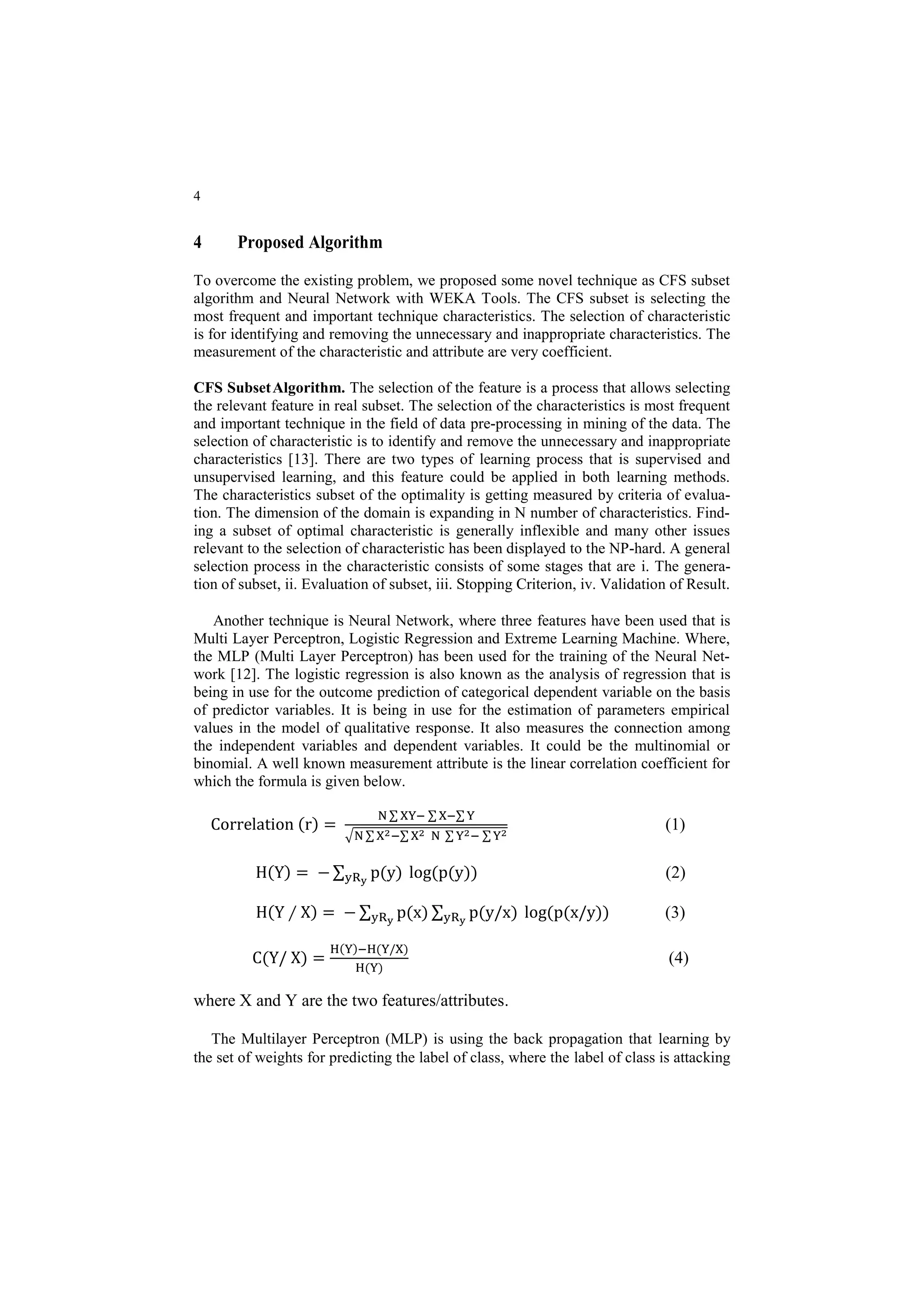 Anomaly Detection By Using Cfs Subset And Neural Network With Weka Tools Pdf