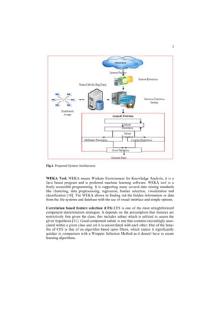 Anomaly detection by using CFS subset and neural network with WEKA tools | PDF