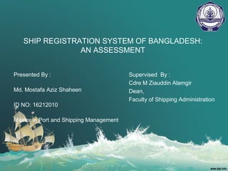Ship Registration in Bangladesh | PPT