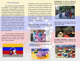 Bailes tipicos DE-VENEZULa por estados | PDF