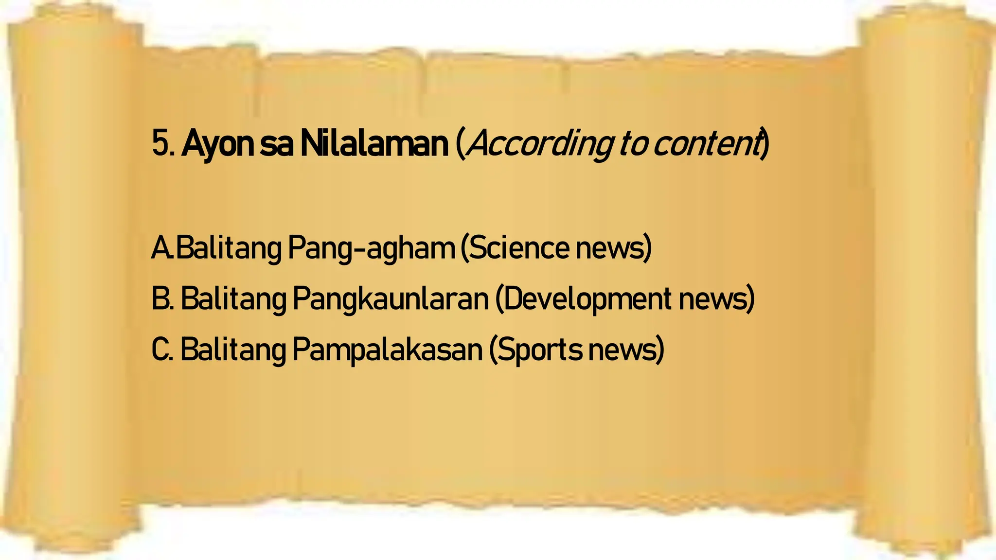 Mga Uri ng Balita 1234578939739292872.pptx