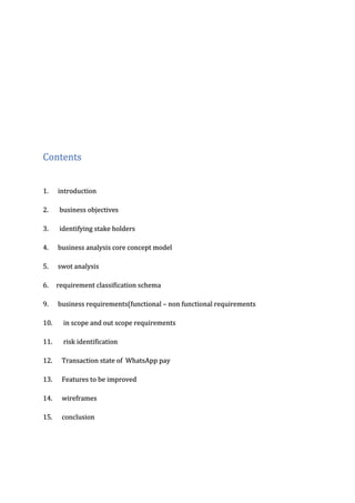 Whataspp Pay New Feature Implementation | PDF