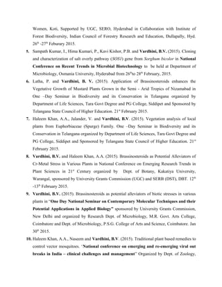 2014 CV of Prof. BVV doc | PDF