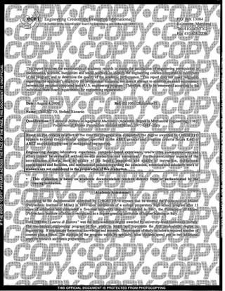 Mechanical Engineering BS Transcript | PDF