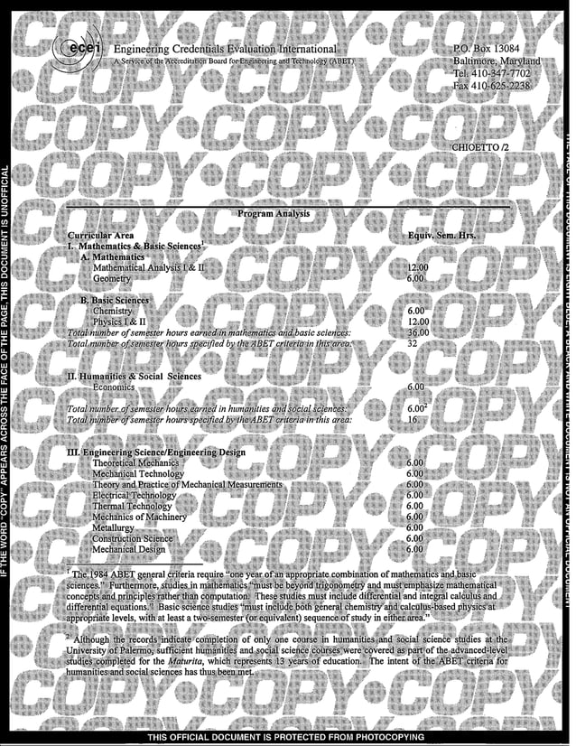 Mechanical Engineering BS Transcript | PDF