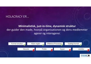 HOLACRACY kort intro PRIMCO | PPT