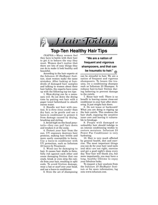 Hair tips | PDF