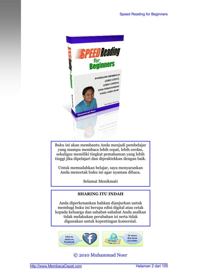 Membaca Cepat Bagi Pemula | PDF