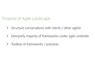 LAST Conference 2016 Agile Landscape Presentation v1 | PDF