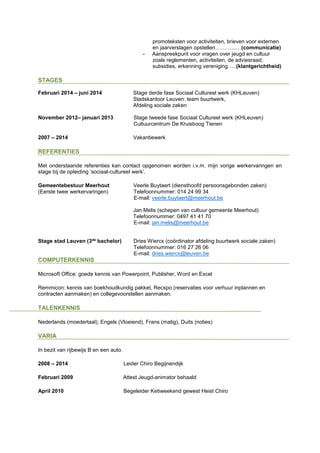 Curriculum Vitae 2016 | PDF