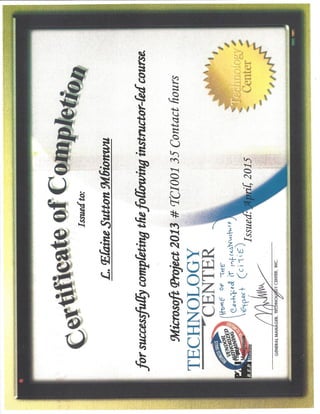 Project Management Professional (PMP) and Microsoft Project ...